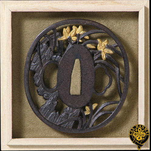 Orchid Tsuba